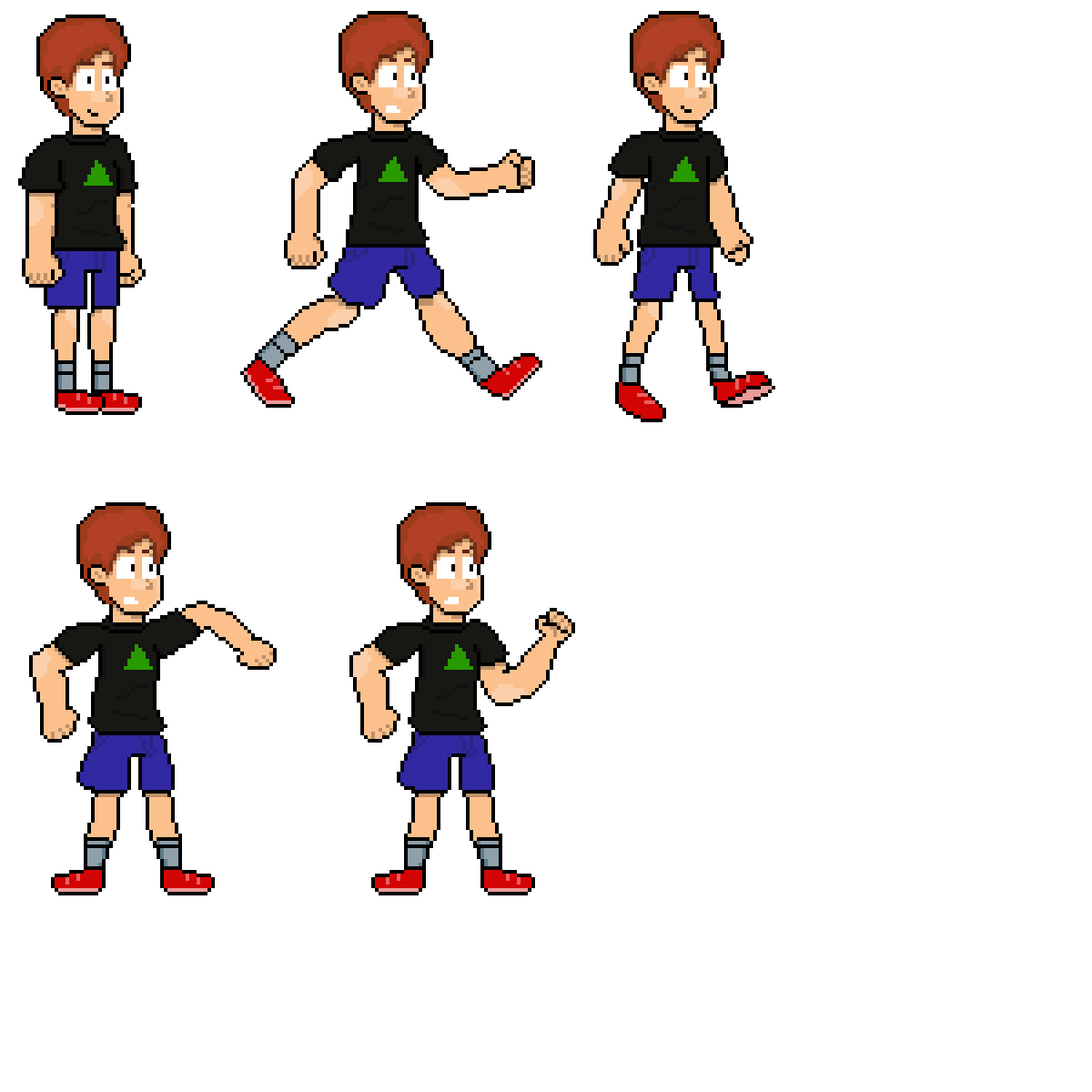 Pixilart - New Beat-em-up sprites by anameraucana