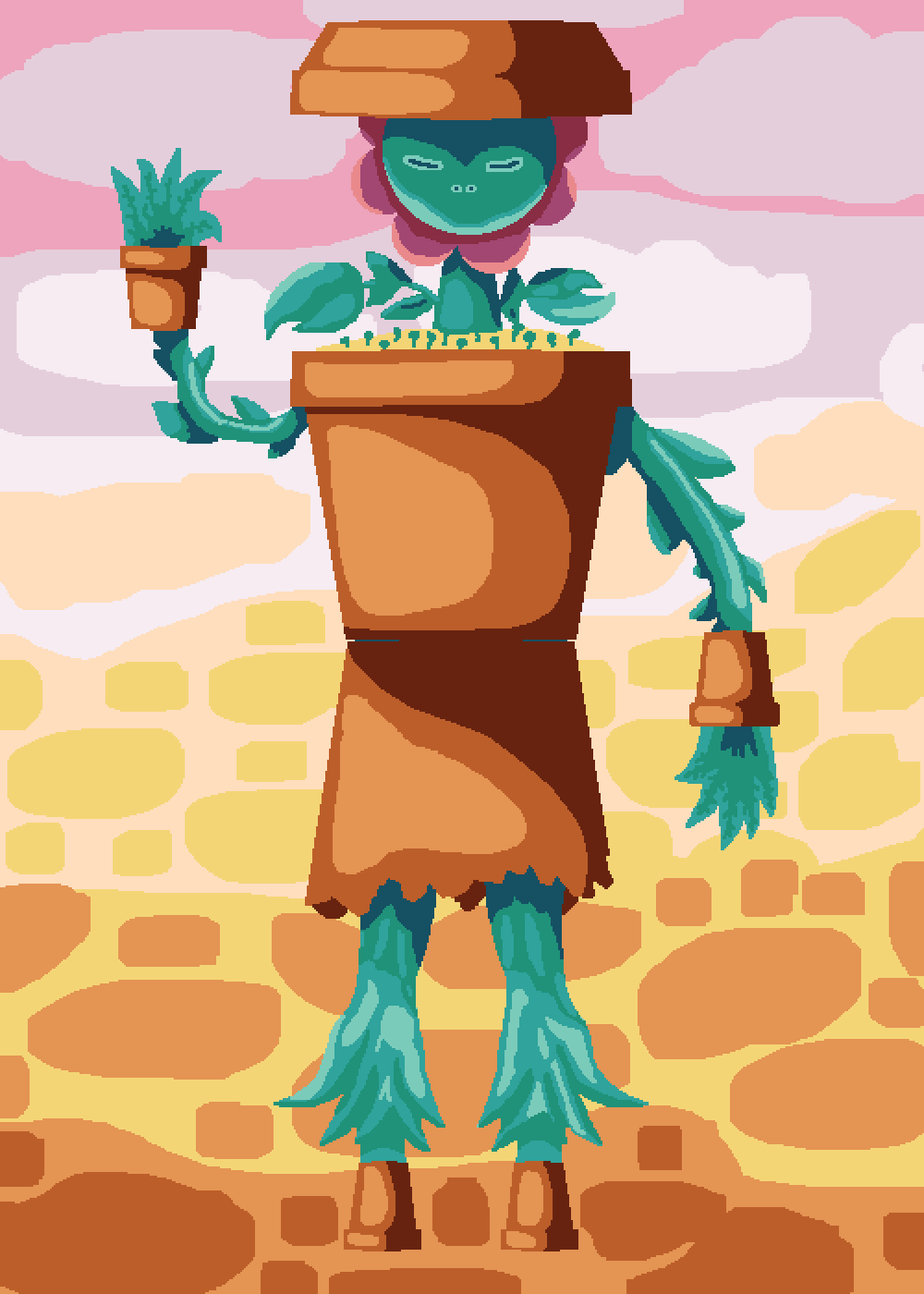 Pixilart - The Pot Head Species by TheLivelynature