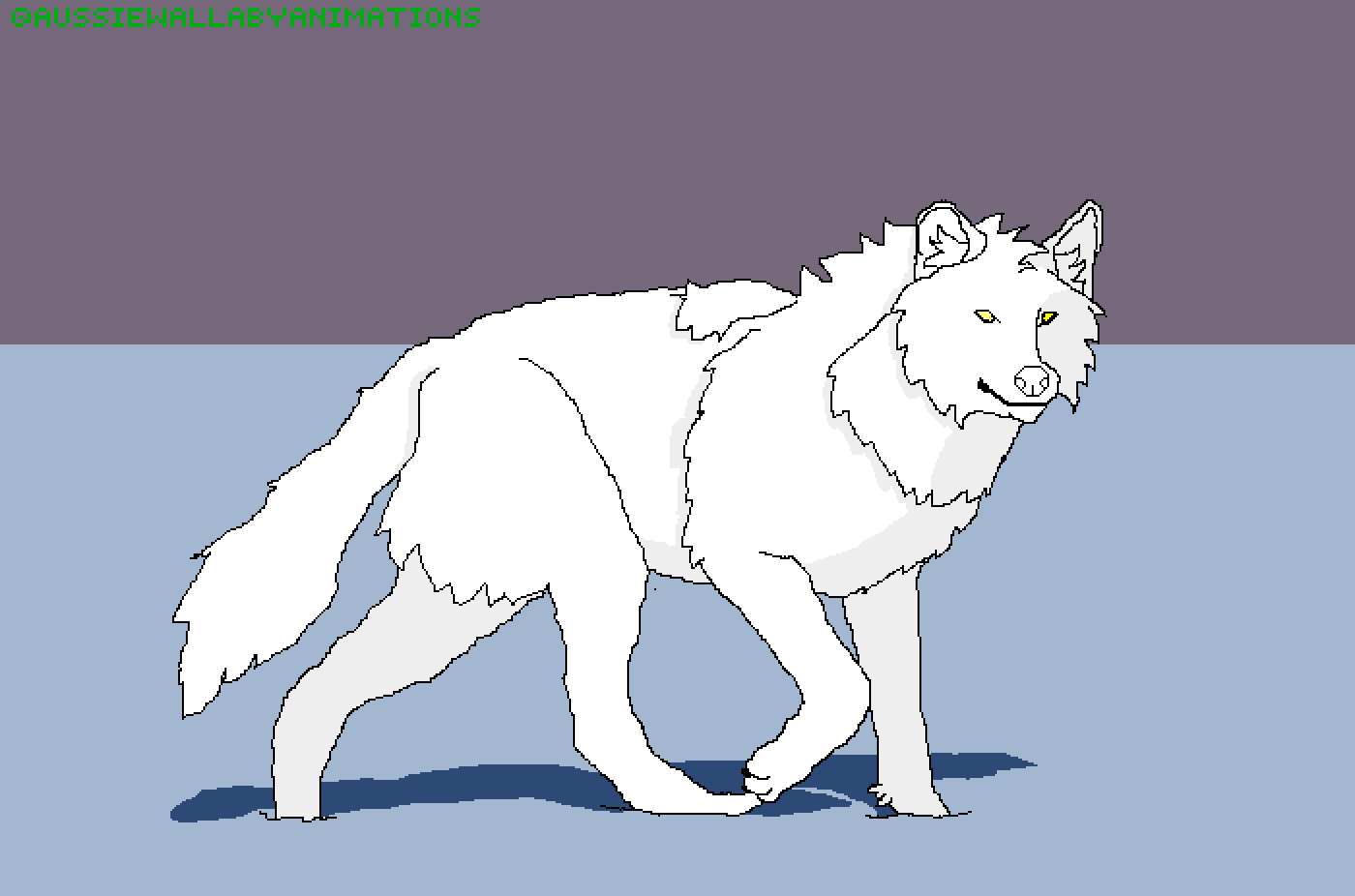 Pixilart - Wolf Base 1 by DeltaTheErizo