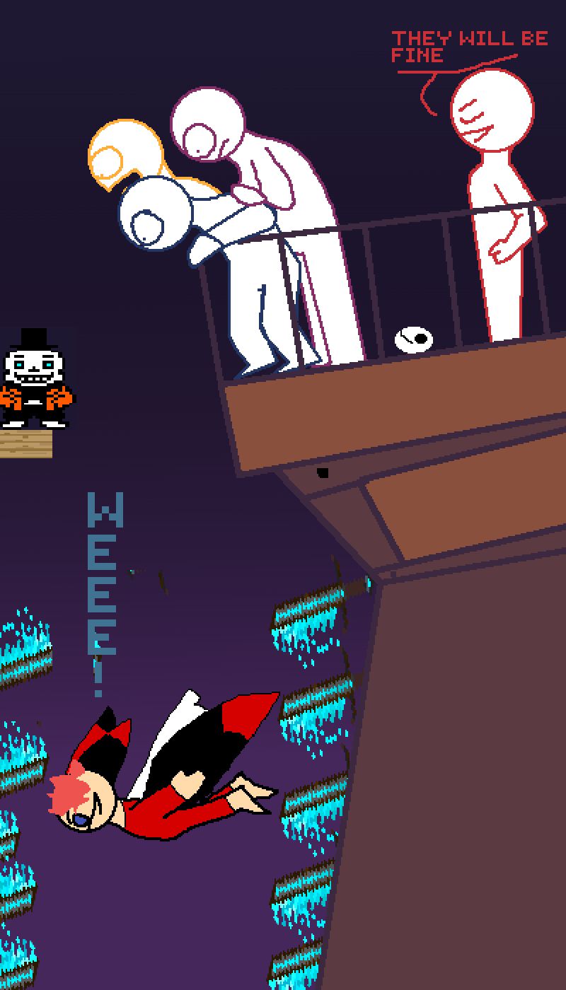 Pixilart - pit of death base by Achockey3