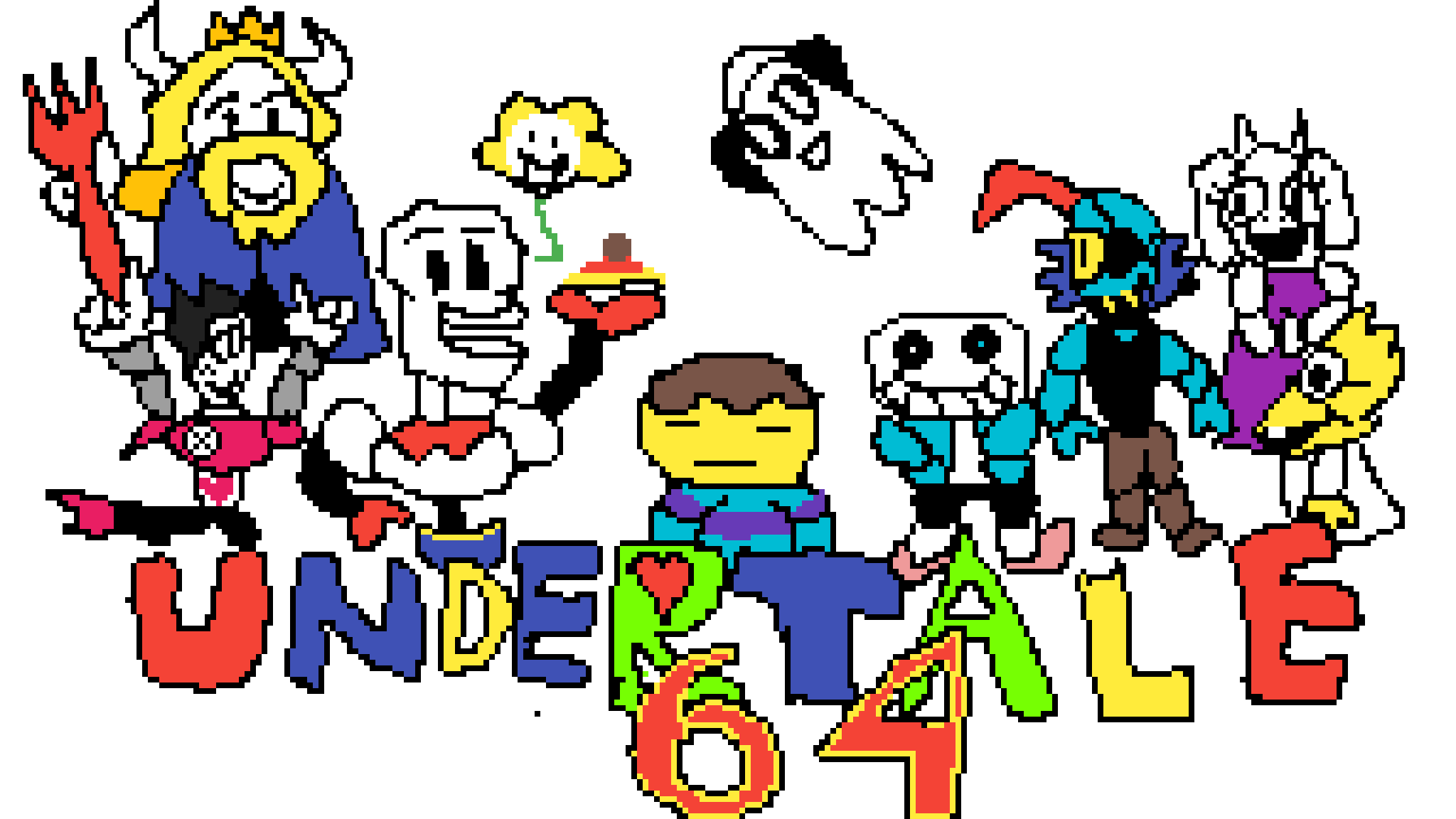 Pixilart - undertale 64 by Scoutsans64