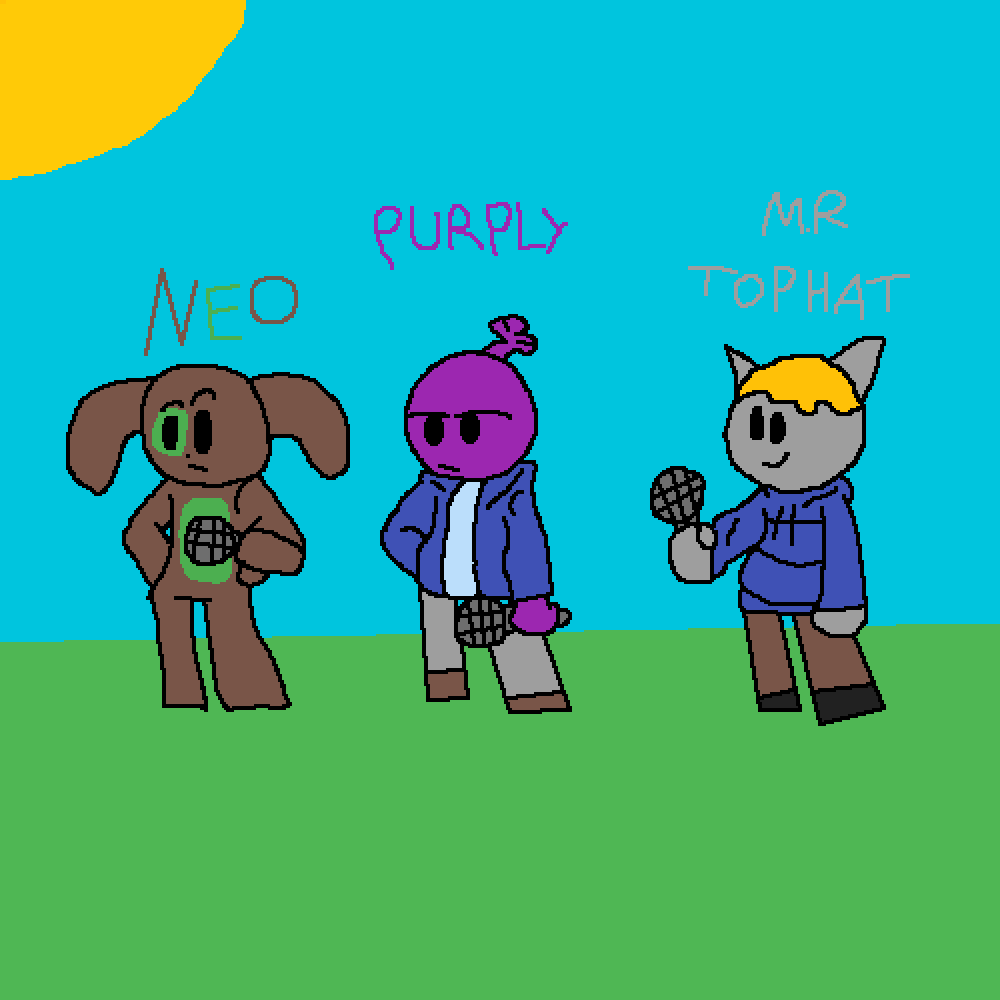 Pixilart - FNF bois by ThatPurplePlant