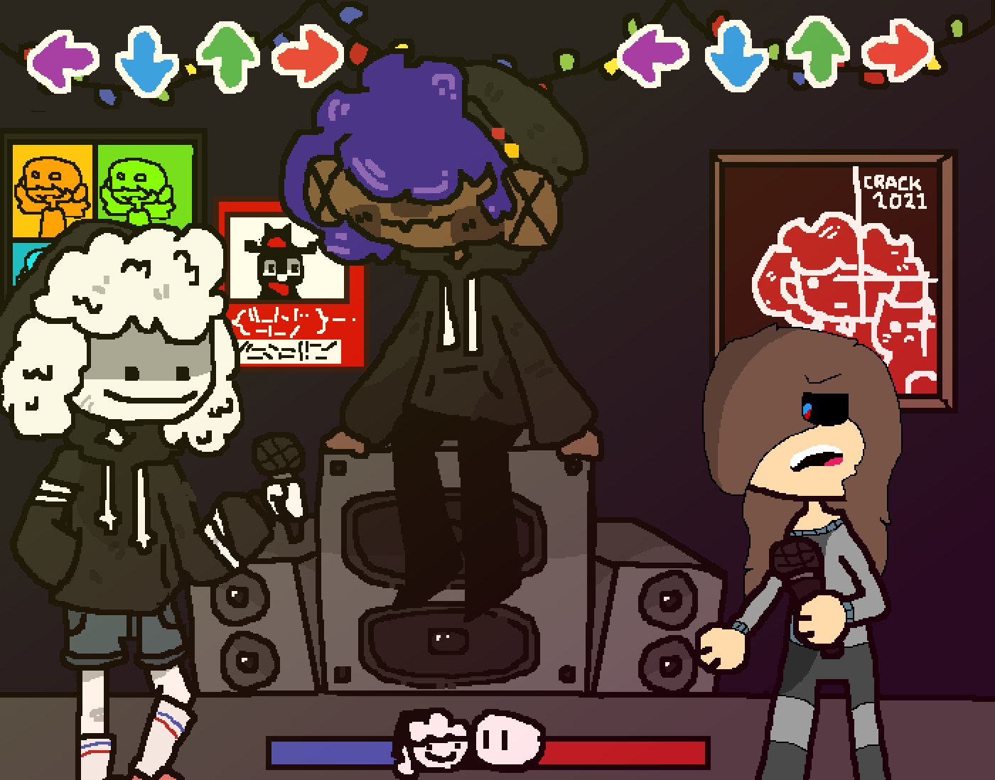 Pixilart - fnf battle splat by TheTerribleOne