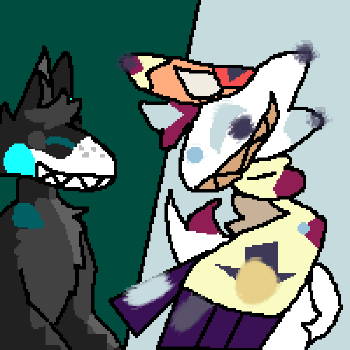 Pixilart - Collab With by Lostincyberspac