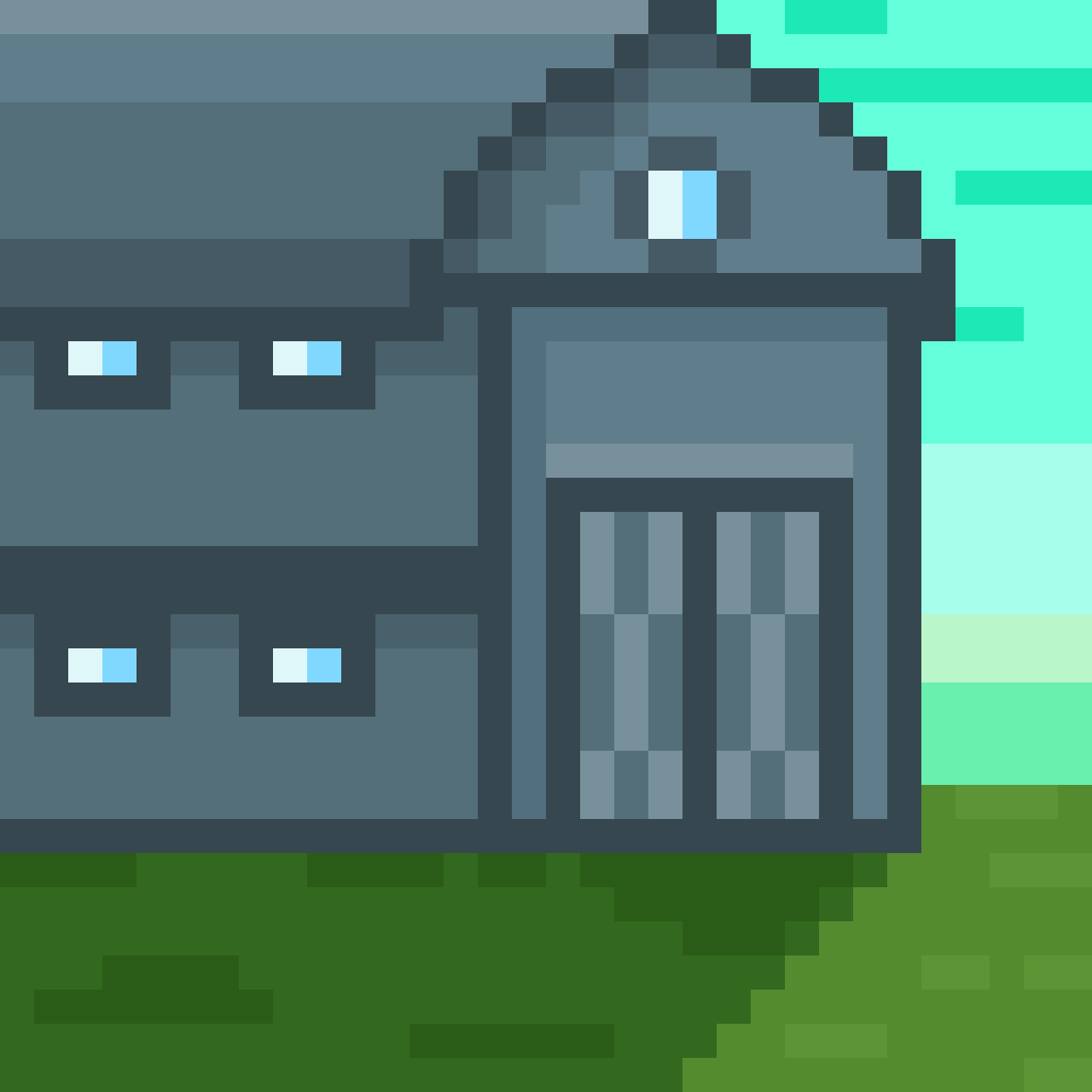 Pixilart - Metal Barn by Darkaberle
