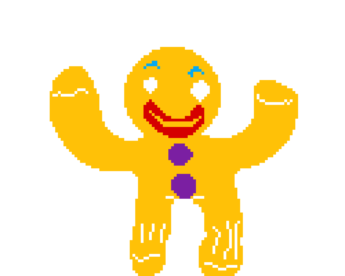 Pixilart - Gingerbread man shrek by Shyne-the-king