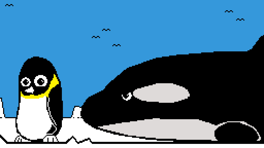 Pixilart - Bye Bye Penguin by Turtles