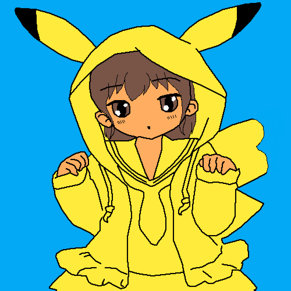 Editing pokemon girl - Free online pixel art drawing tool - Pixilart