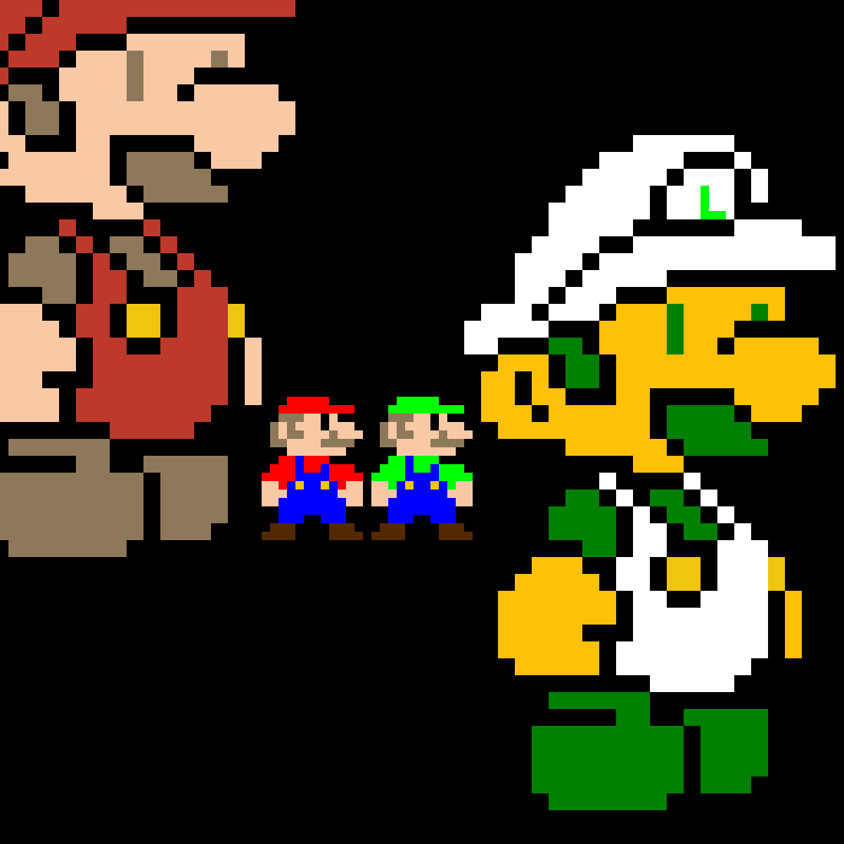 Pixilart - Mario evolution backwards by Anonymous