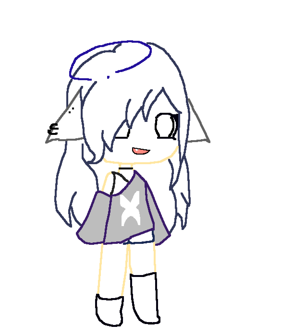 Editing Gacha Base 9 - Free online pixel art drawing tool - Pixilart