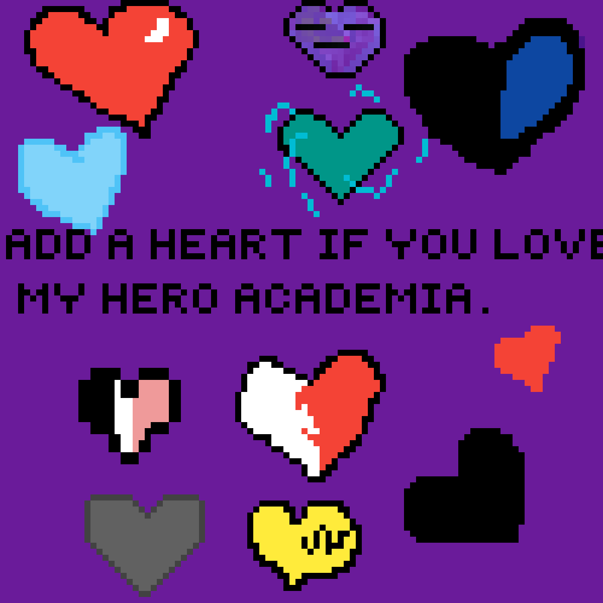 Editing MHA - Free online pixel art drawing tool - Pixilart