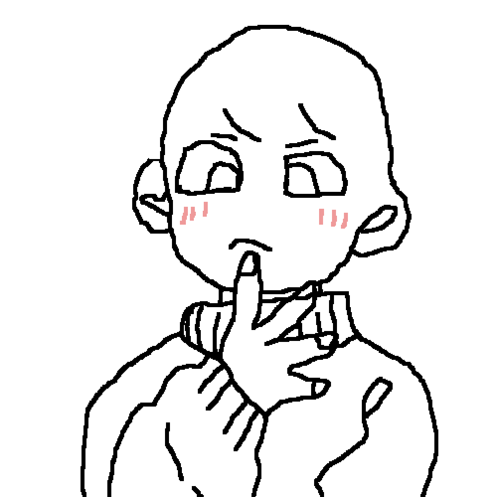 Thinking Boy Drawing