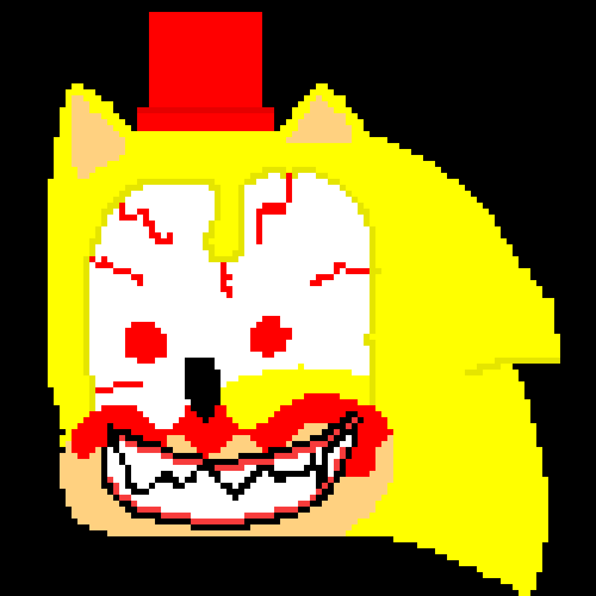 Pixilart - FNAS FG Golden Sonic by YellowestBOI