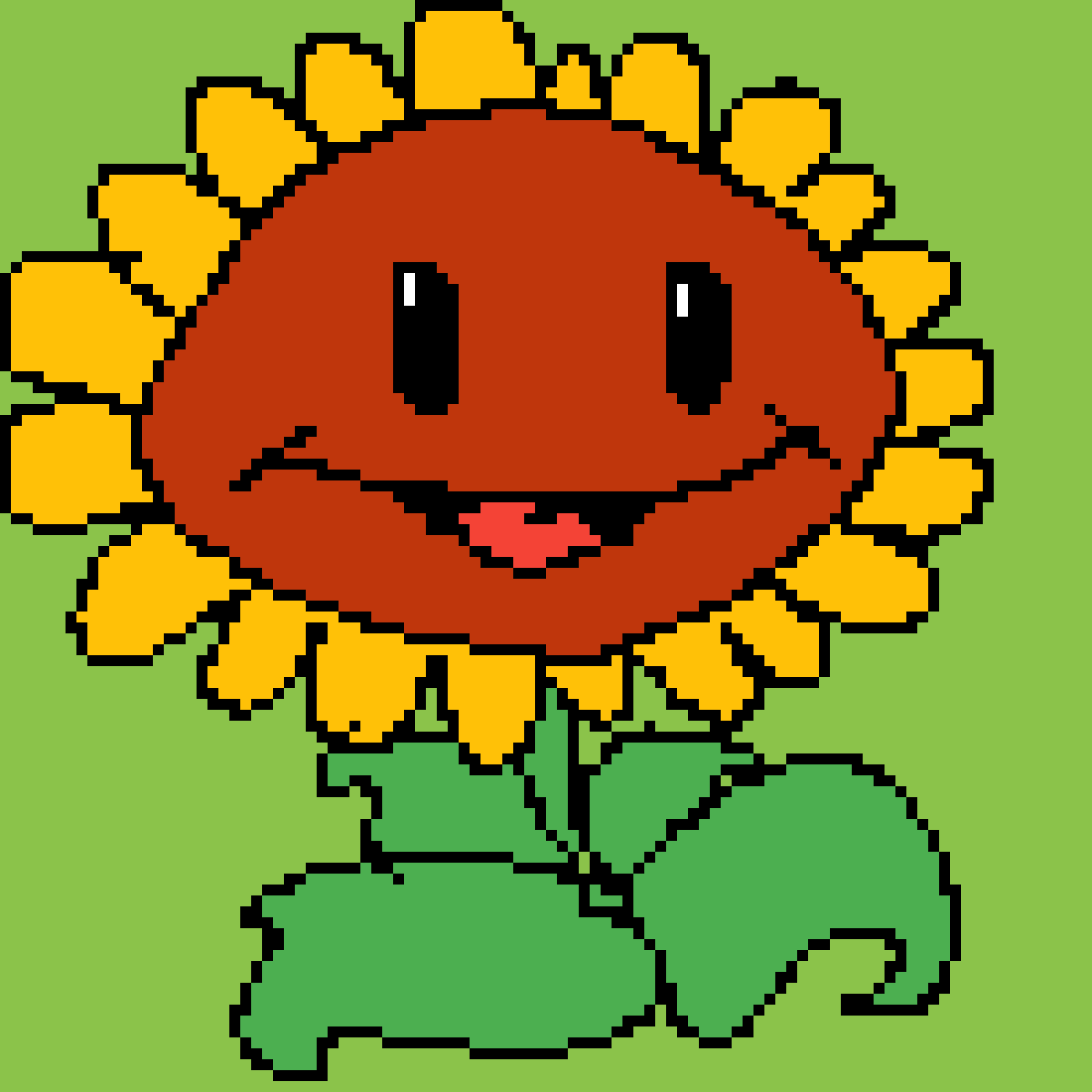 Pixilart - Sunflower P vs Z by SenpaiIsMine