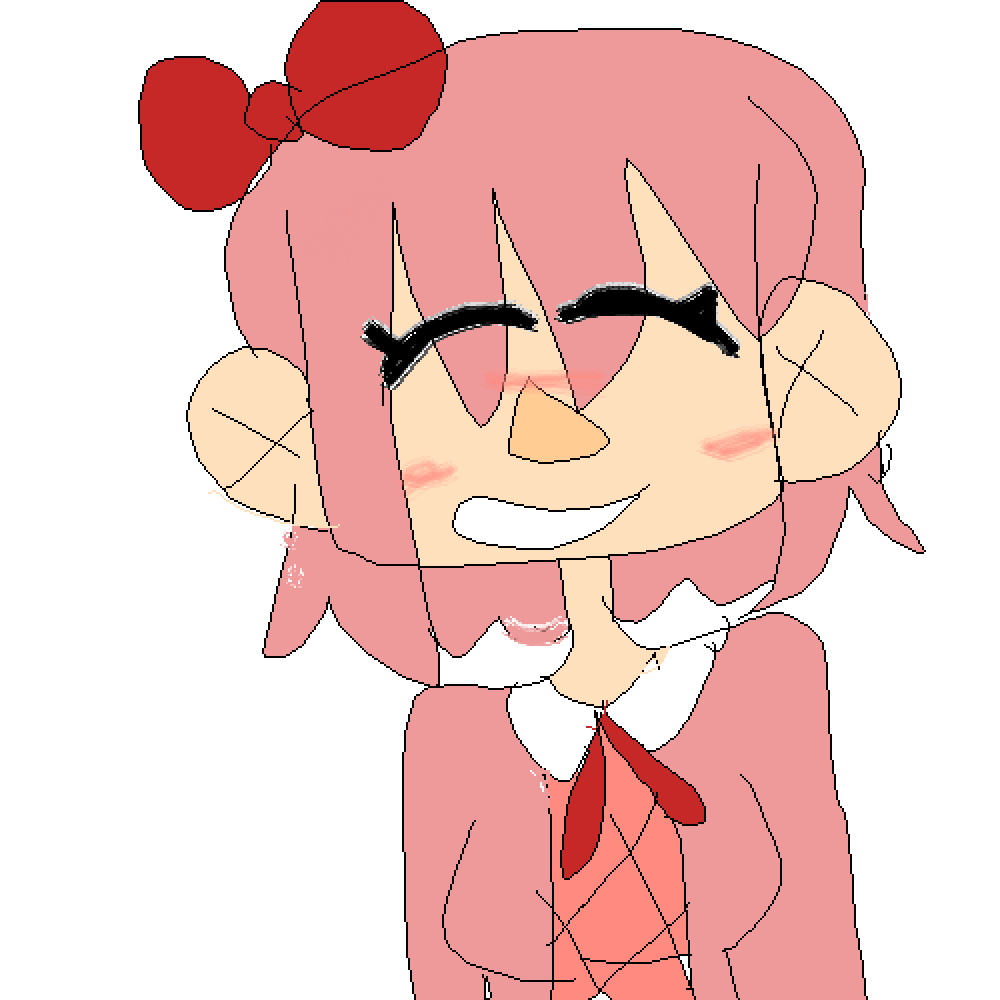 Editing ddlc - Free online pixel art drawing tool - Pixilart