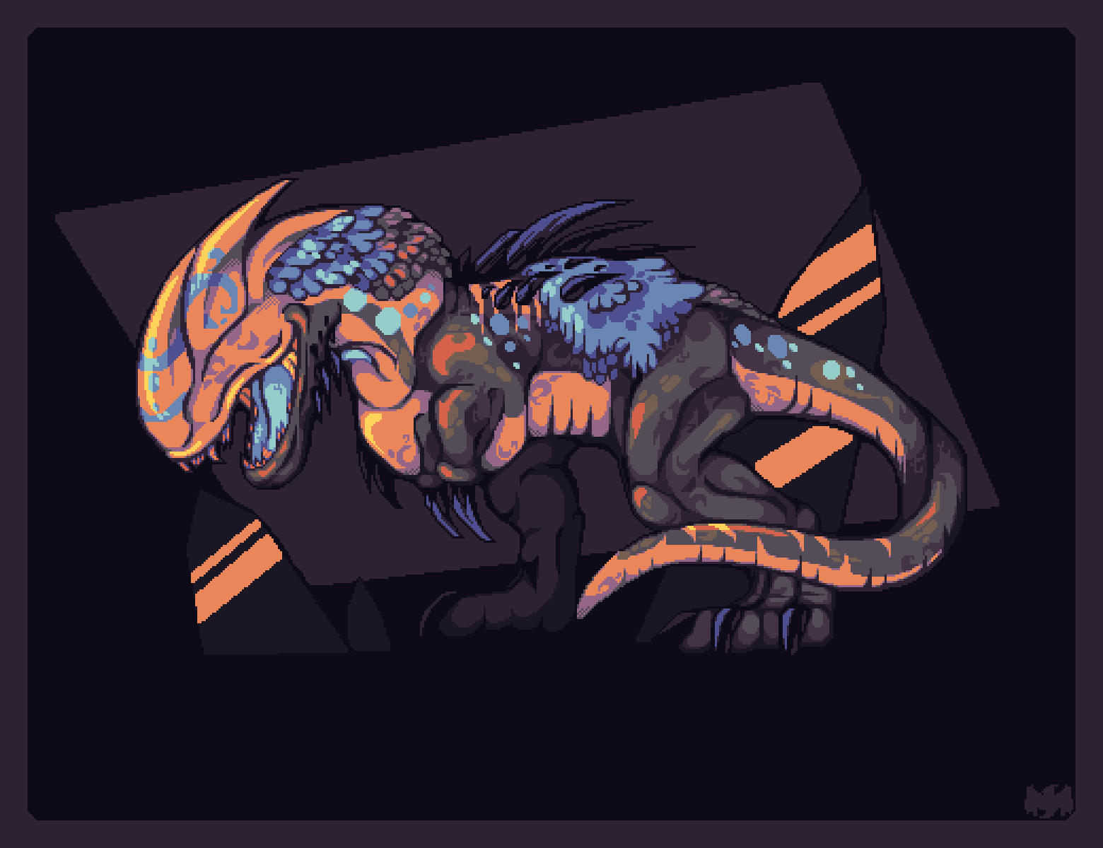 Pixilart - Ancient Gold Scaled Drake by rawcalamity