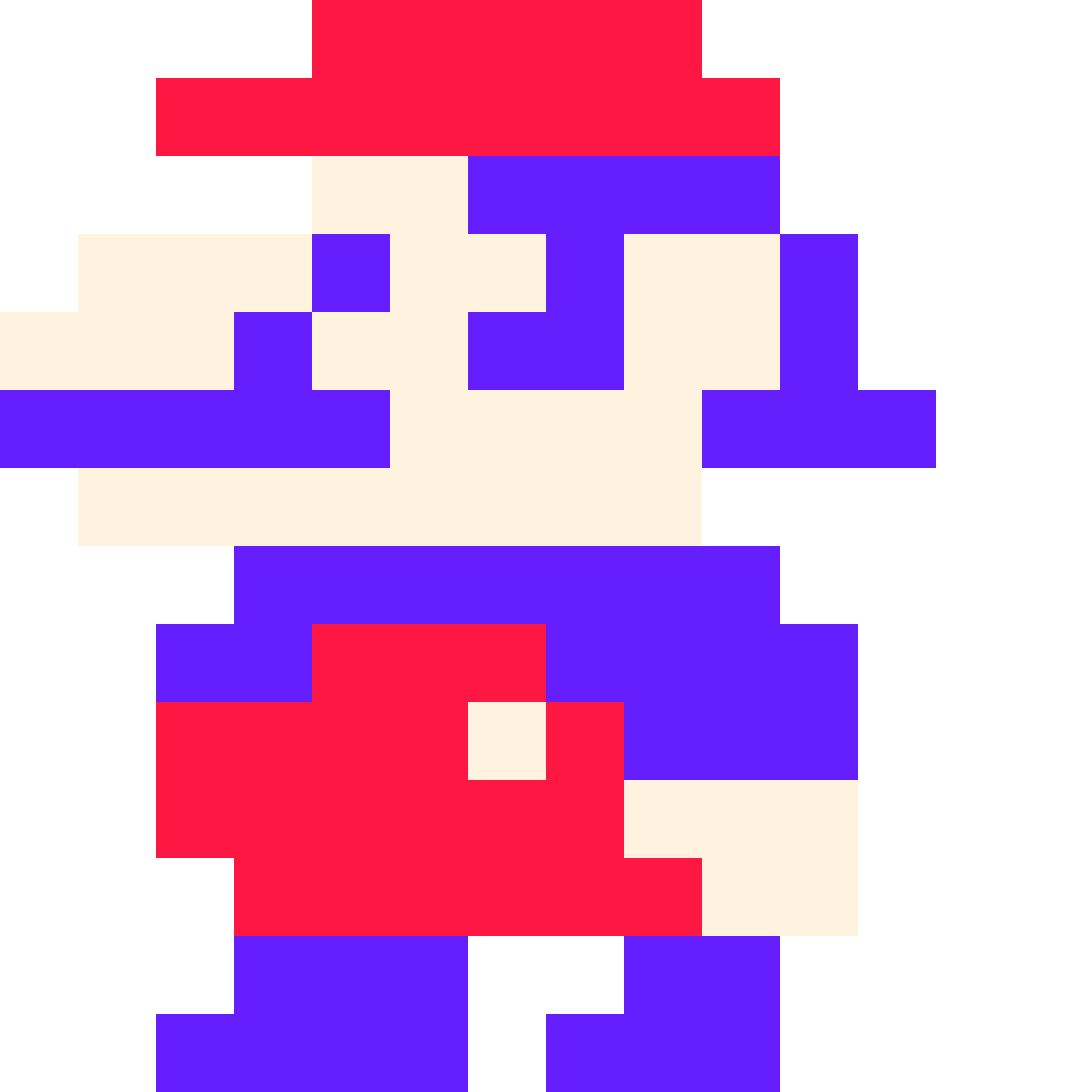 Pixilart - 1981 jumpman Mario by Supercat1198