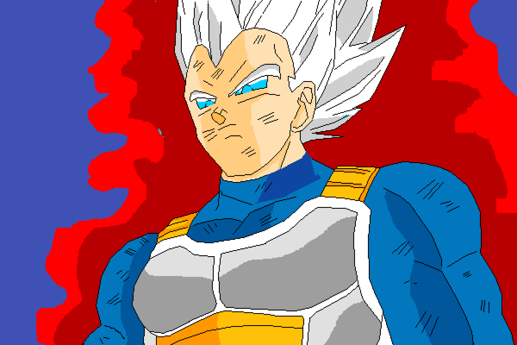 Pixilart - baby vegeta by Diamondpearl