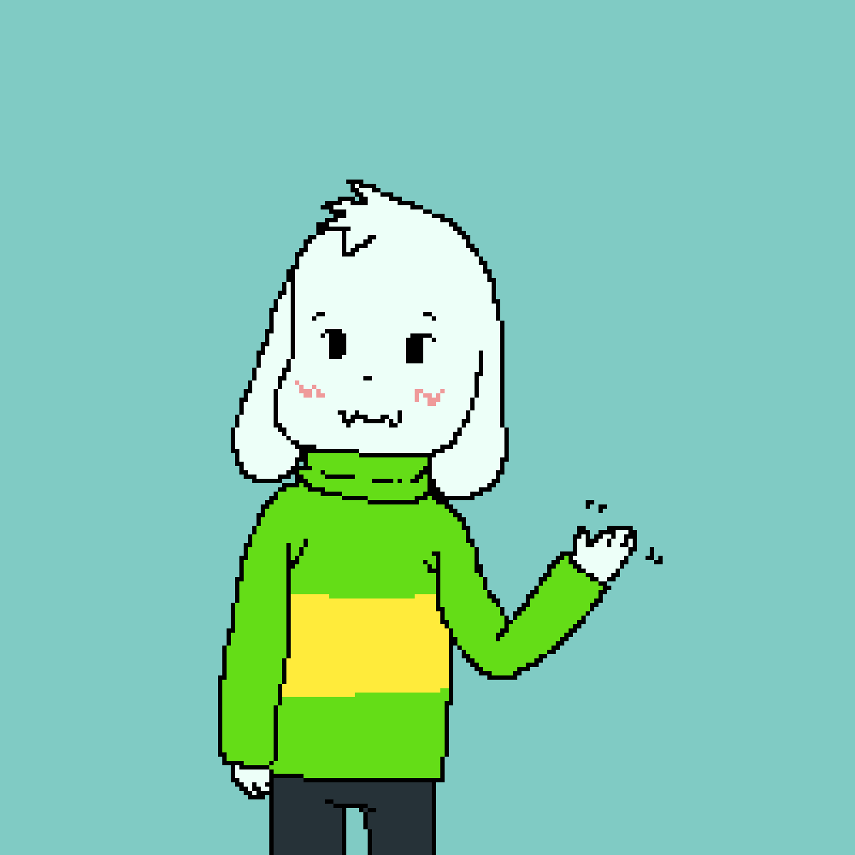 Pixilart - Asriel by HUMANUSER