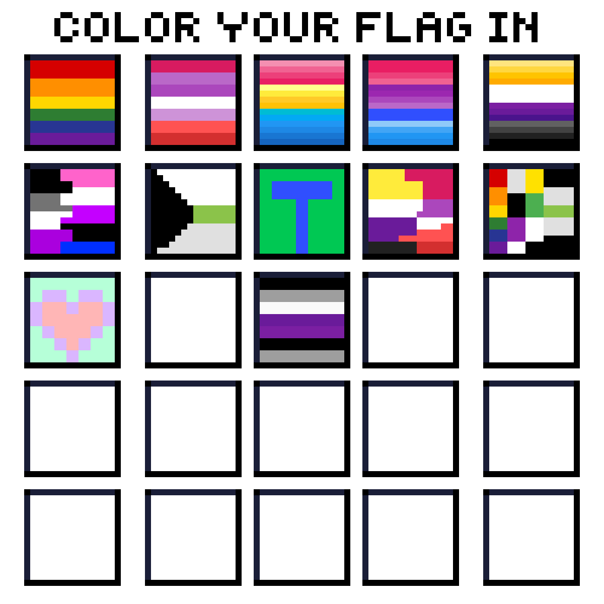 Pixilart - Asexul Flag by urfavloserx
