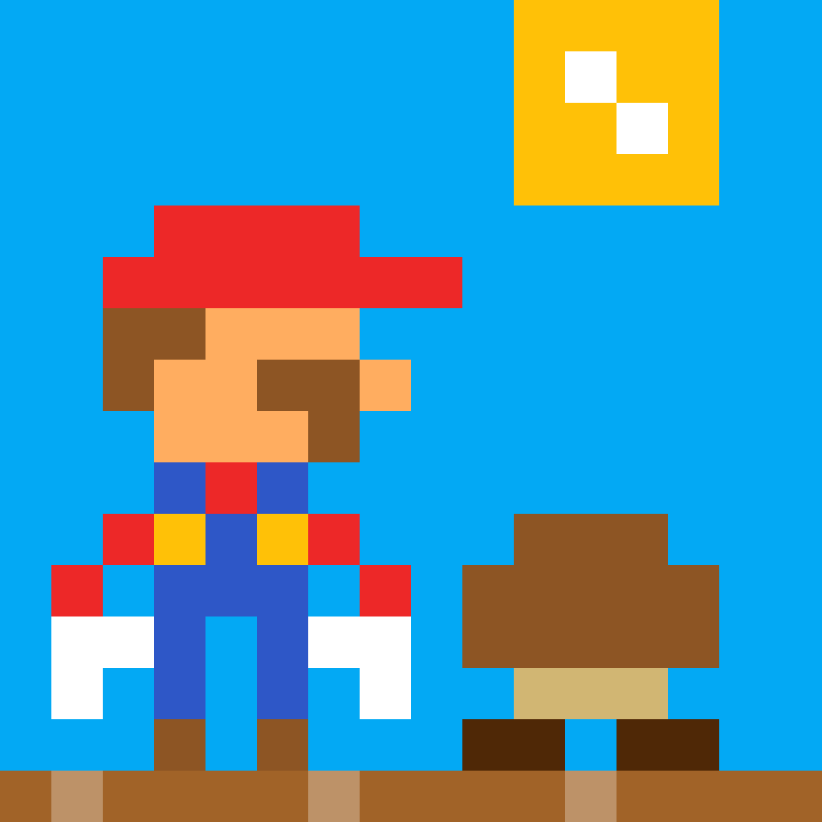 Pixilart - 16x16 Mario by Bello666