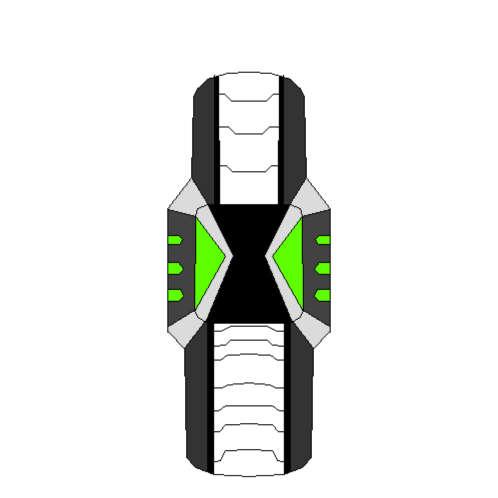 Pixilart - OV omnitrix with OS color by hunters4658