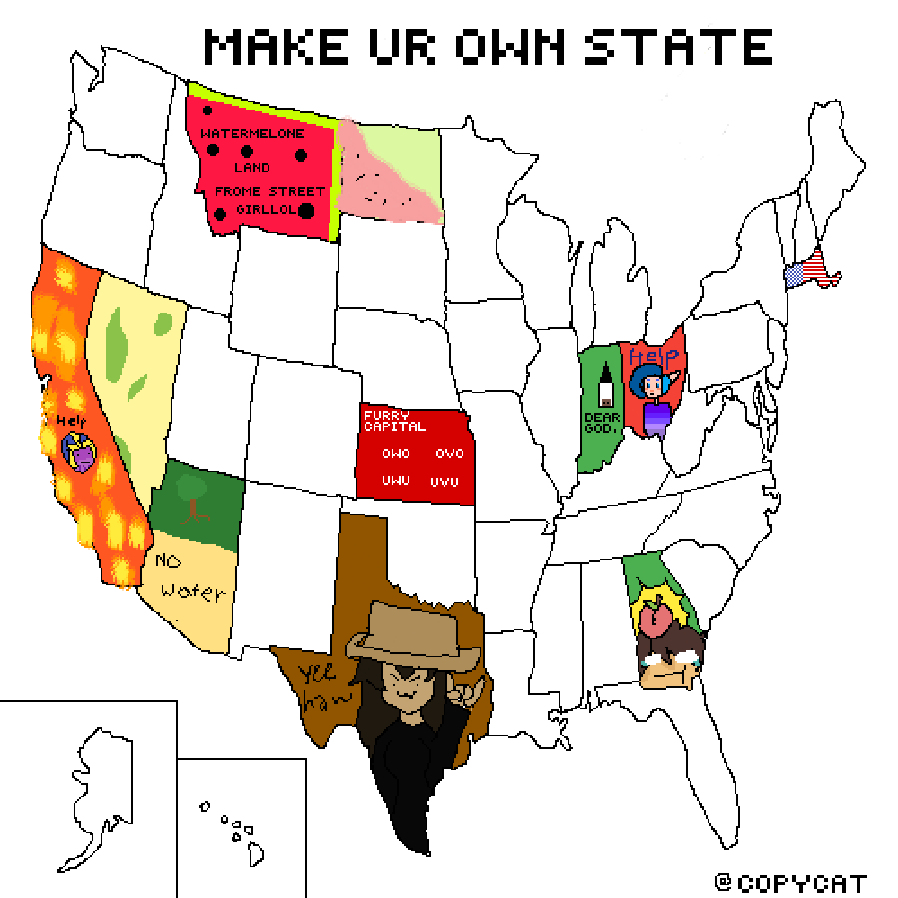 Editing edit make ur state - Free online pixel art drawing tool - Pixilart