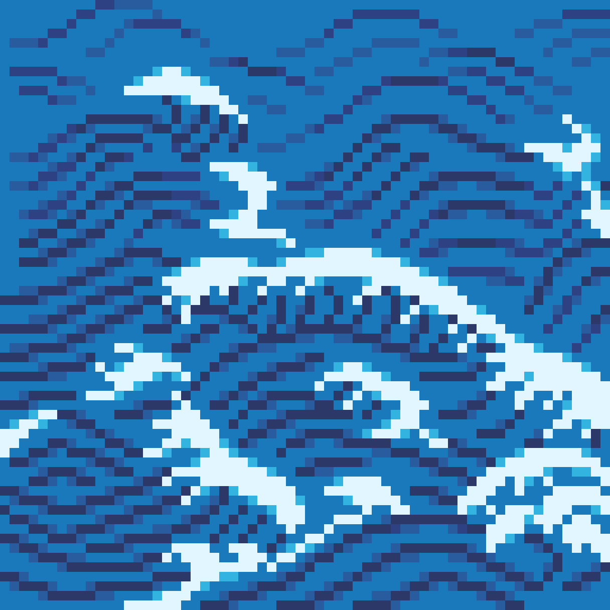 Pixilart - Waves by thebeekeep