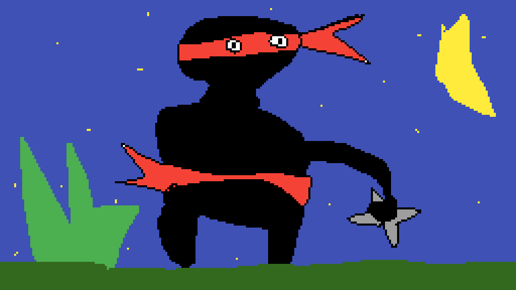 Pixilart - ninja pow by pig-king