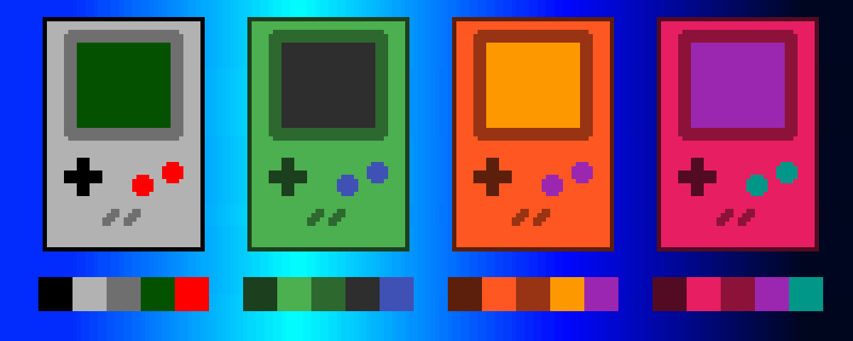 Pixilart - Game Boy Pallet Swap by KOMBATENT