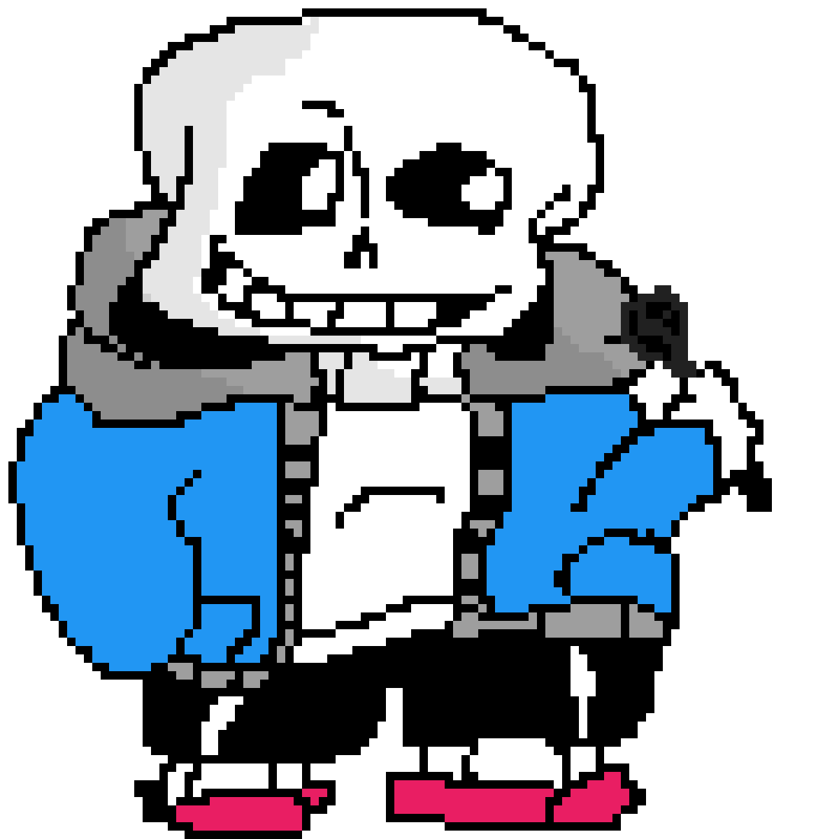 Pixilart - sans sprite for fnf by choccoooooo