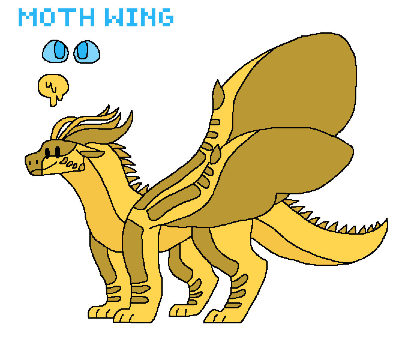 Pixilart - Mothwing by Coral-Creations