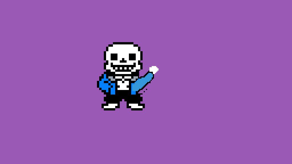 Pixilart - SANS FRENETIC DANCE by temmieking7