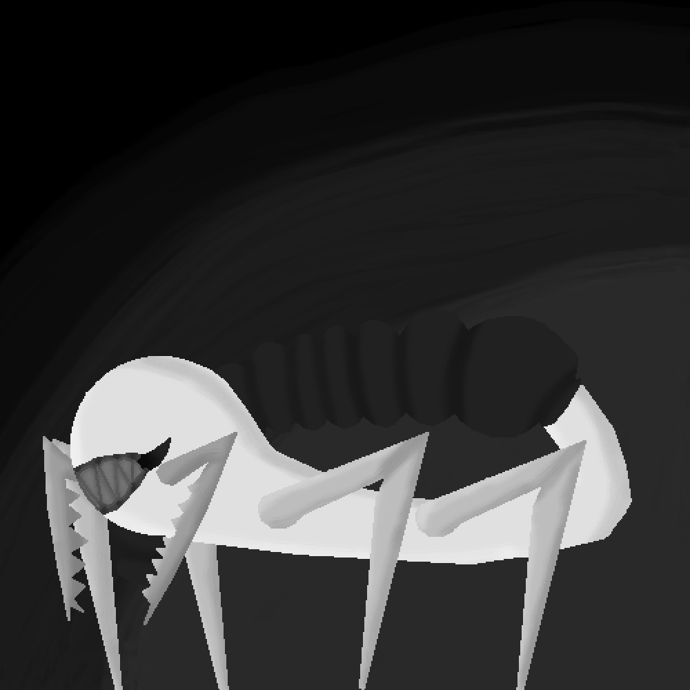 Pixilart - Void Centipede Queen by cloverdraws
