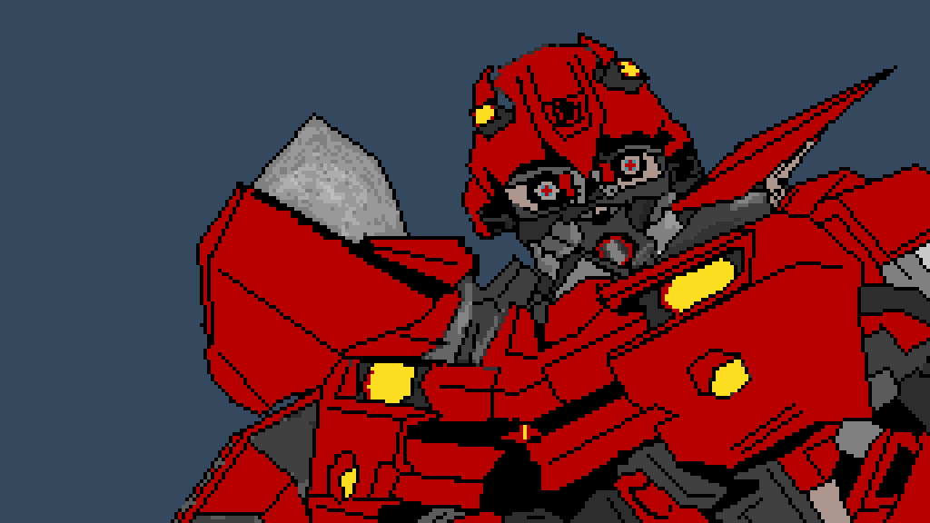 Editing Bumblebee upgraded tp a new paint job - Free online pixel art ...