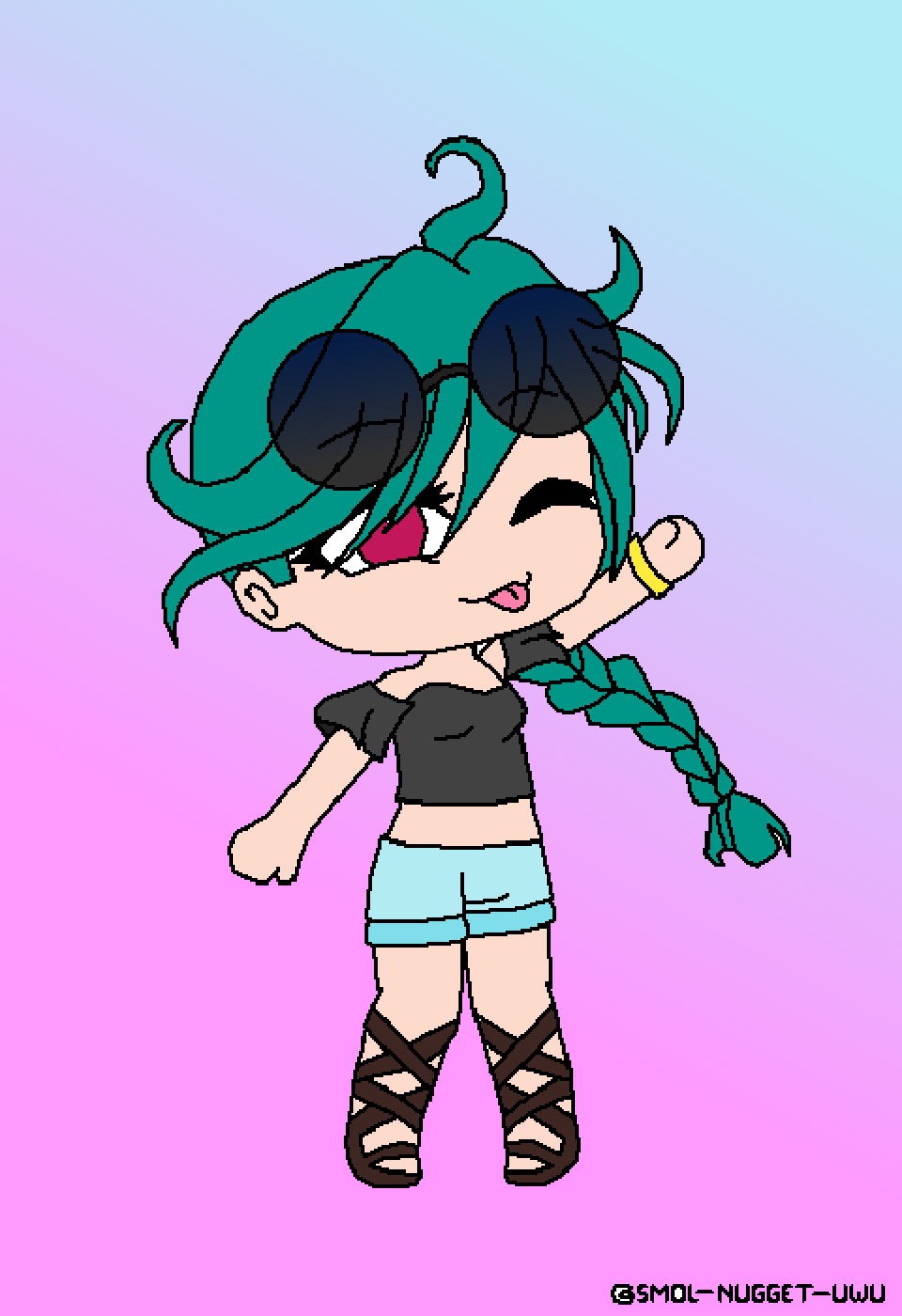Editing acnh oc again - Free online pixel art drawing tool - Pixilart