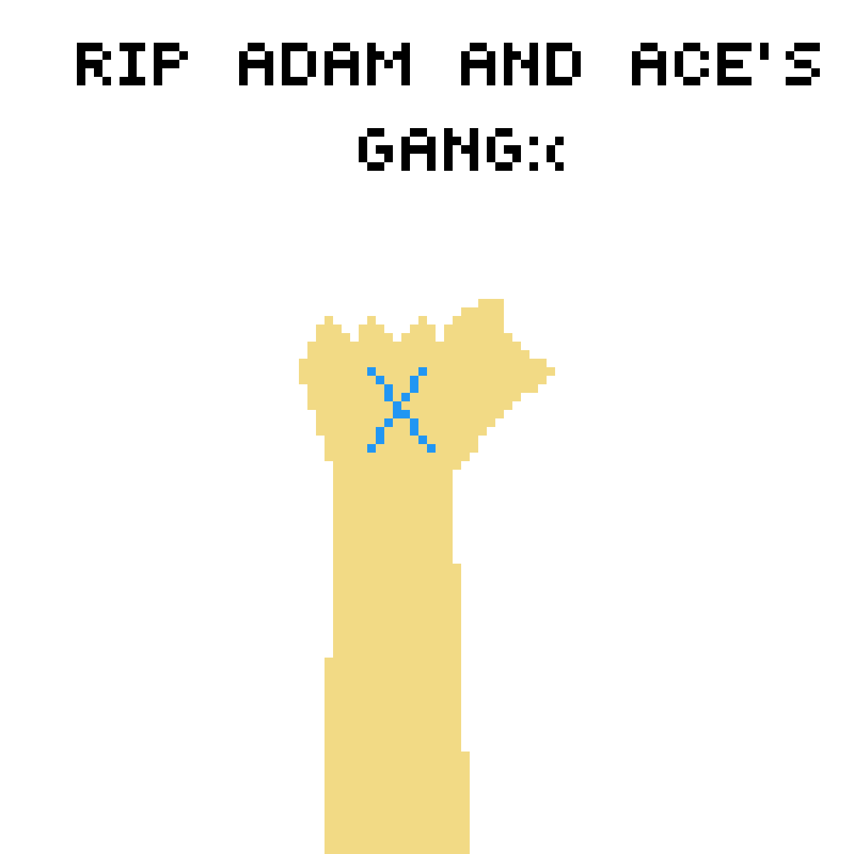Pixilart - Adam and Ace's gang symbol. by Zoinks