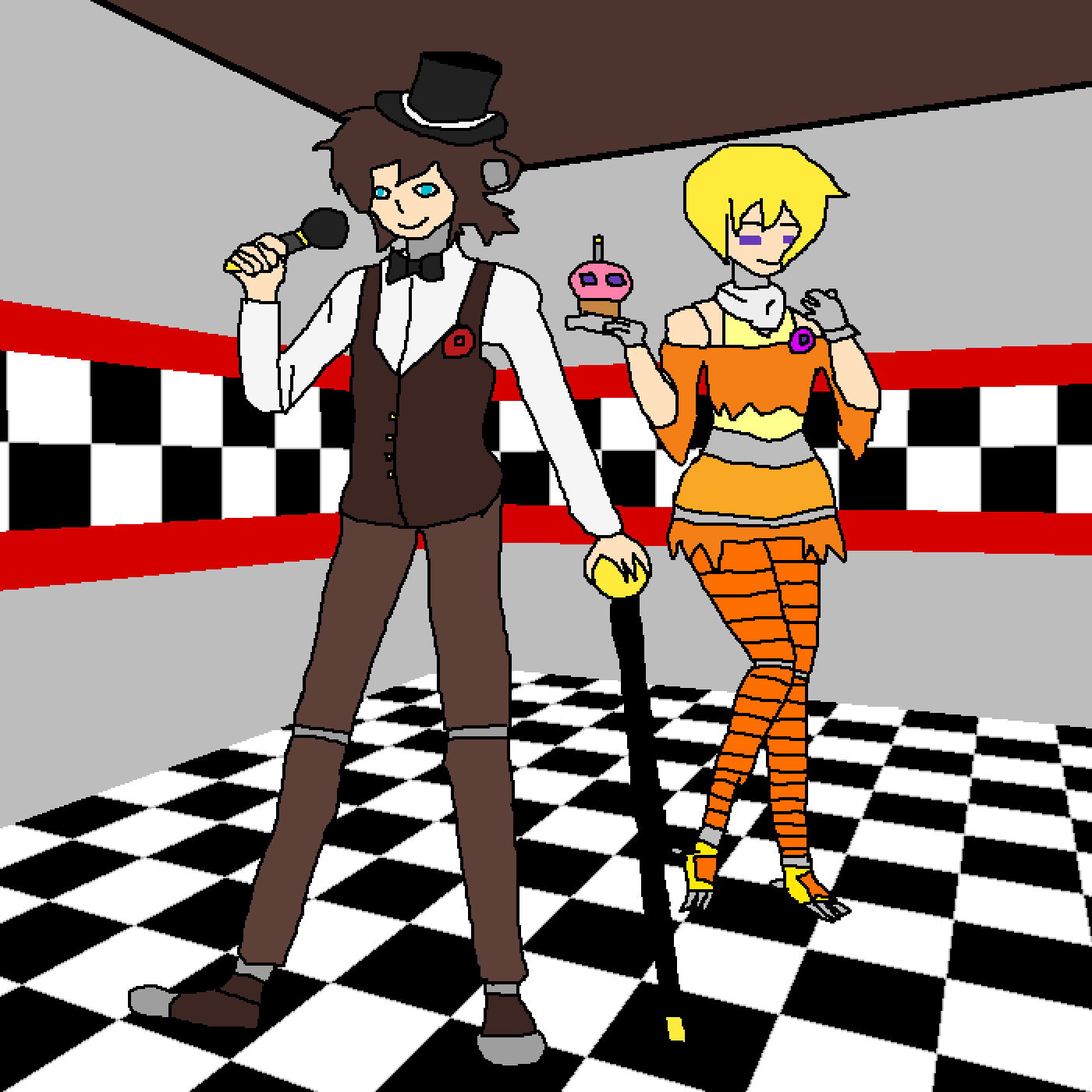 Editing FNAF"S - Free online pixel art drawing tool - Pixilart