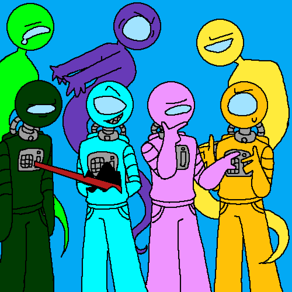 Pixilart - Among us crew by SealTheIcewing