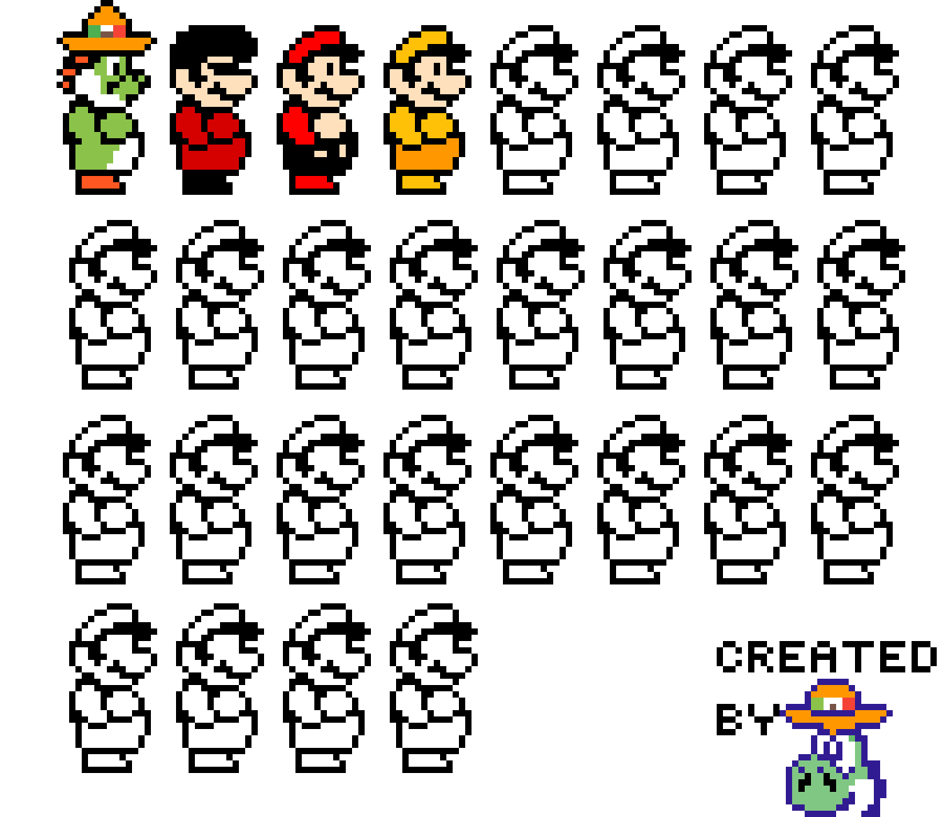 Edición make your own smb3 mario - Herramienta gratuita de dibujo en ...