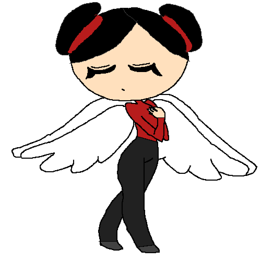 Editing pucca in the sky - Free online pixel art drawing tool - Pixilart