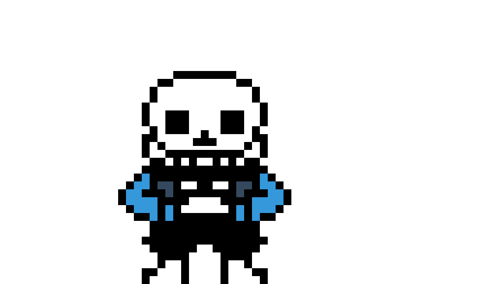 Pixilart - sans pixel art by Anonymous