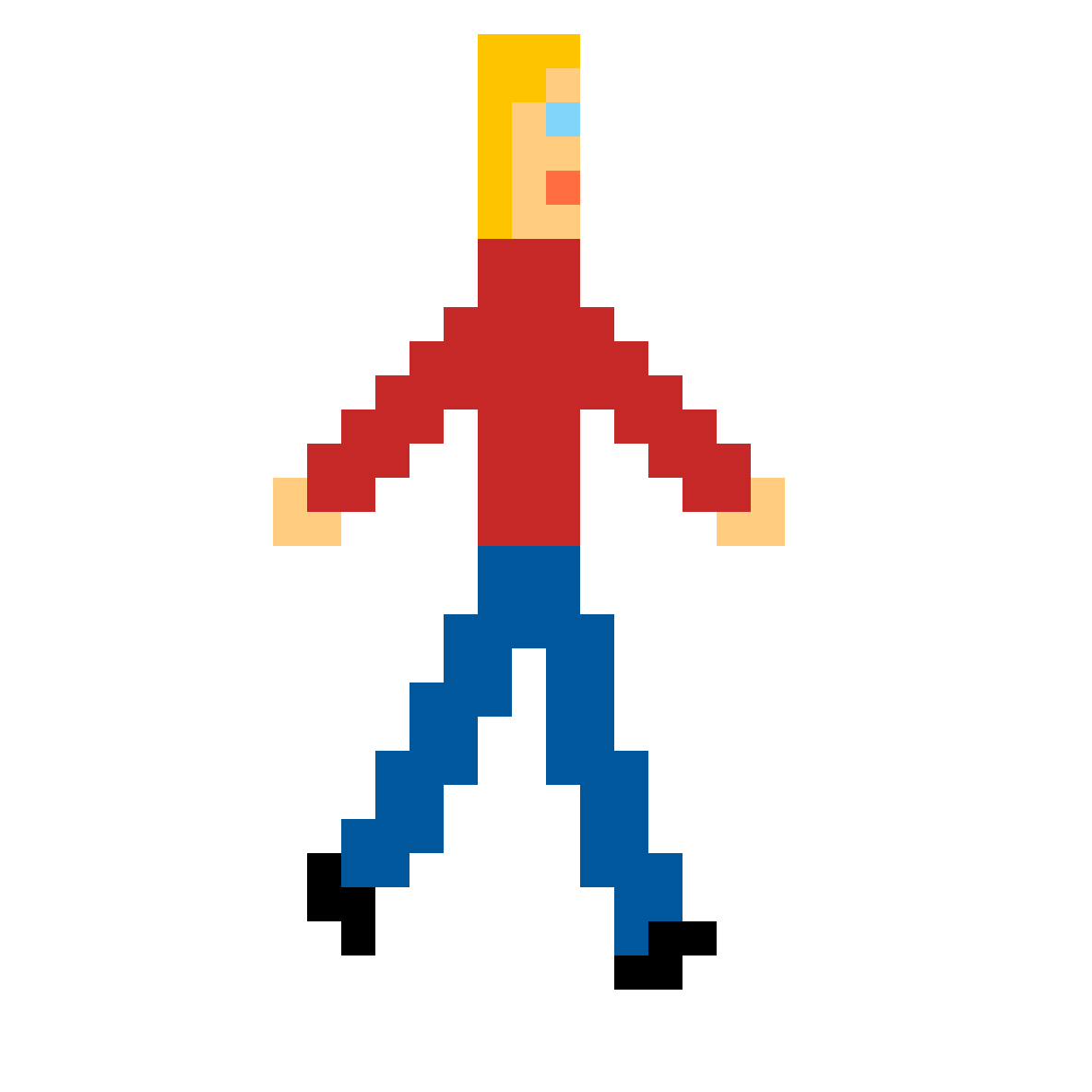 Pixilart - Sam Walking 3 (1/3) by th3ON3and0NLY