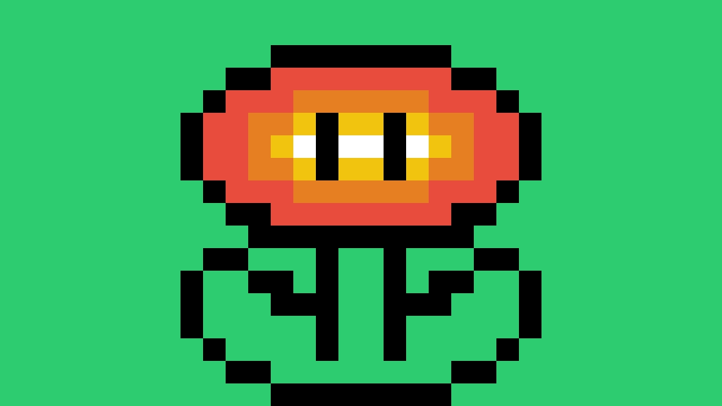 Pixilart - Mario Fireflower by JackieBourneKid