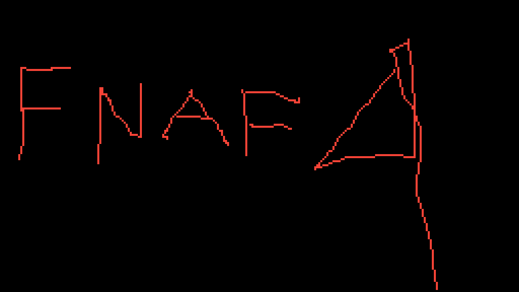 Pixilart - FNAF 4 game menu by Anonymous