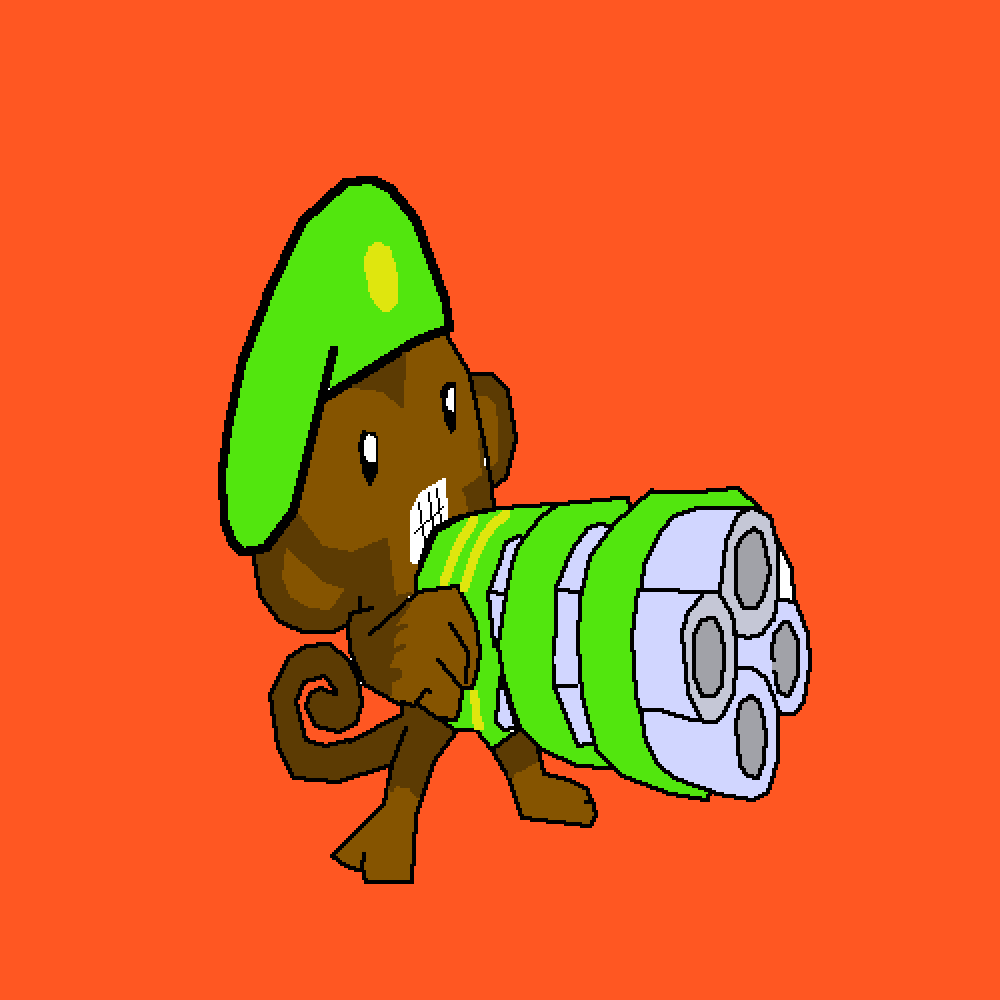 Pixilart - BTD Gatling Gunner by SlenTROLLERLOL