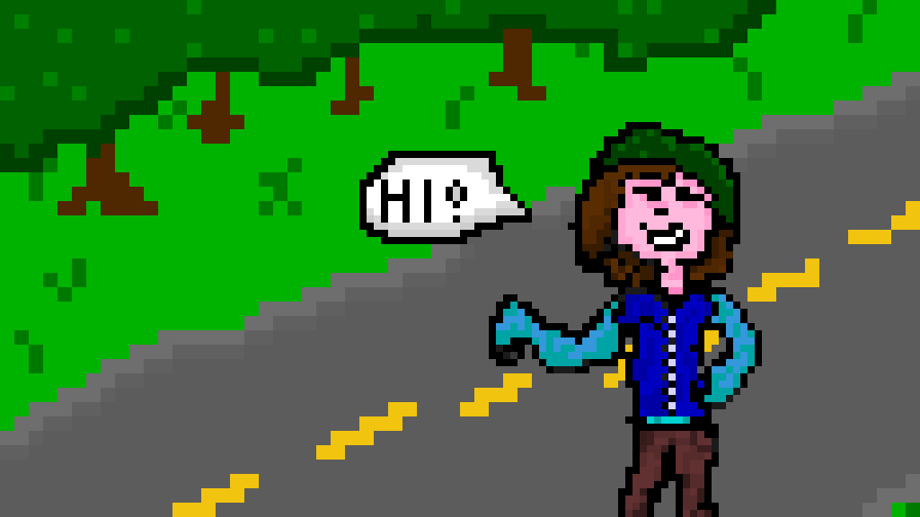 Pixilart - Hi world by alancron