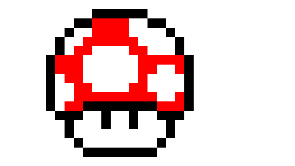 Pixilart Super Mario Mushroom By Jdajjj