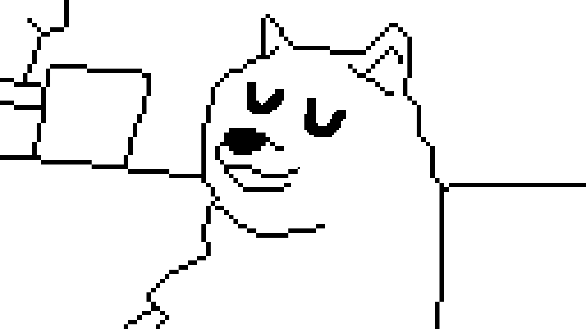 Edición UWU doge why - Herramienta gratuita de dibujo en línea de pixel ...