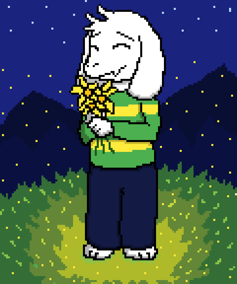 Pixilart - Asriel by Pelor